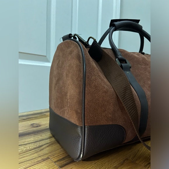 Marlboro | Bags | Vintage Marlboro Brown Suedeleather Duffle Bag Nwt ...